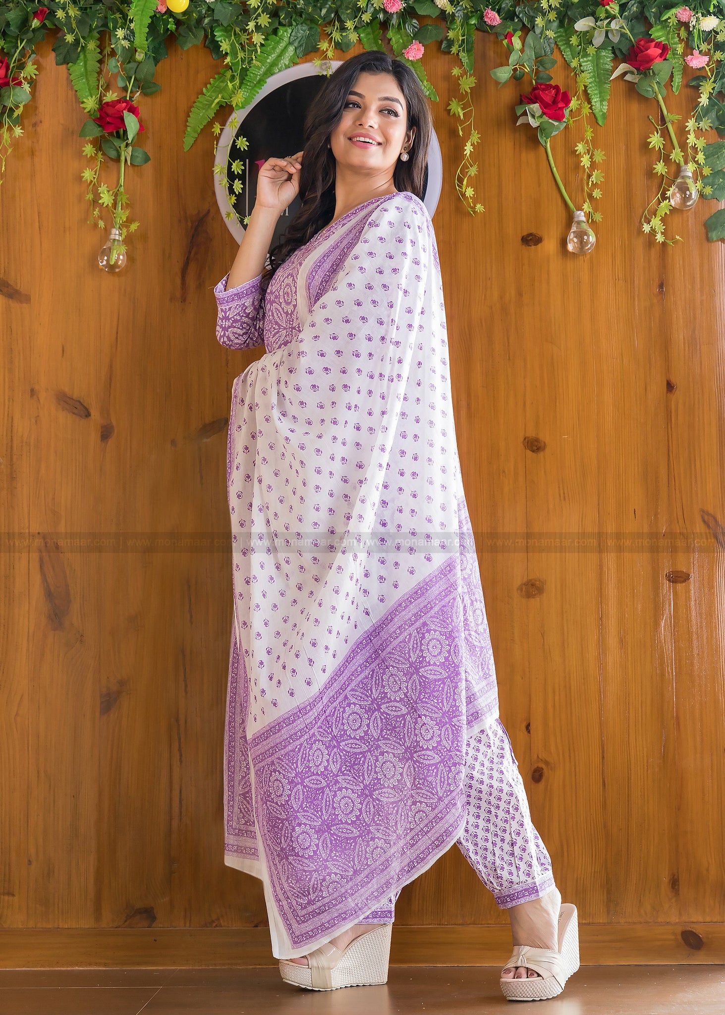 Violet Delight Afghani Set – Monamaar