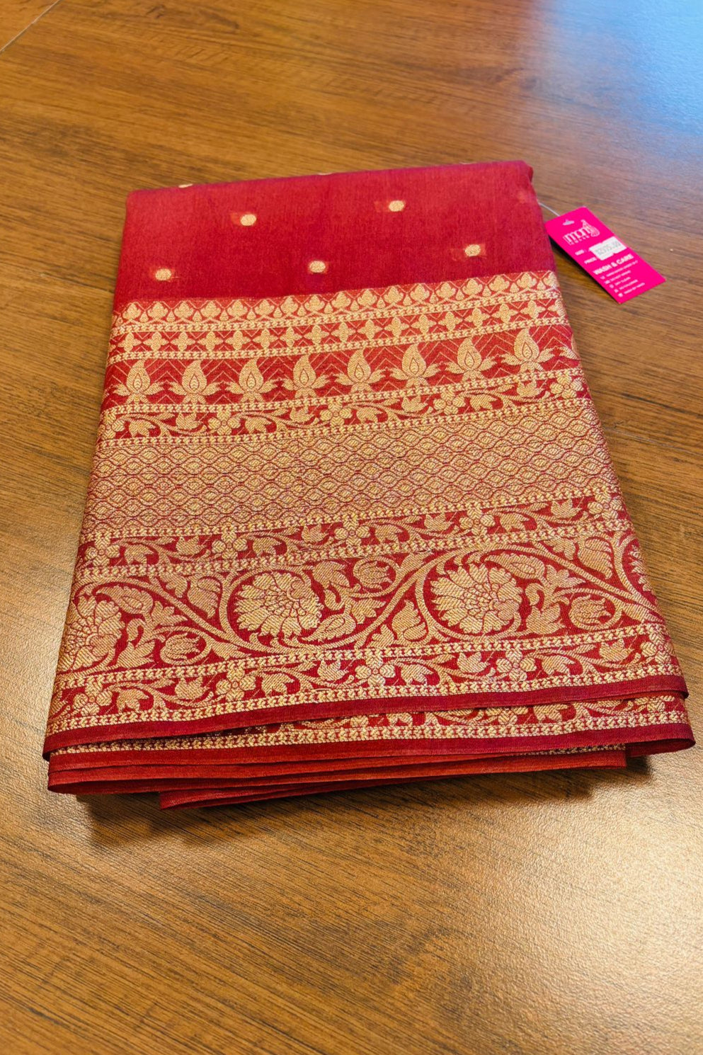 Sadgi Semi Georgette Banarasi Saree – Monamaar