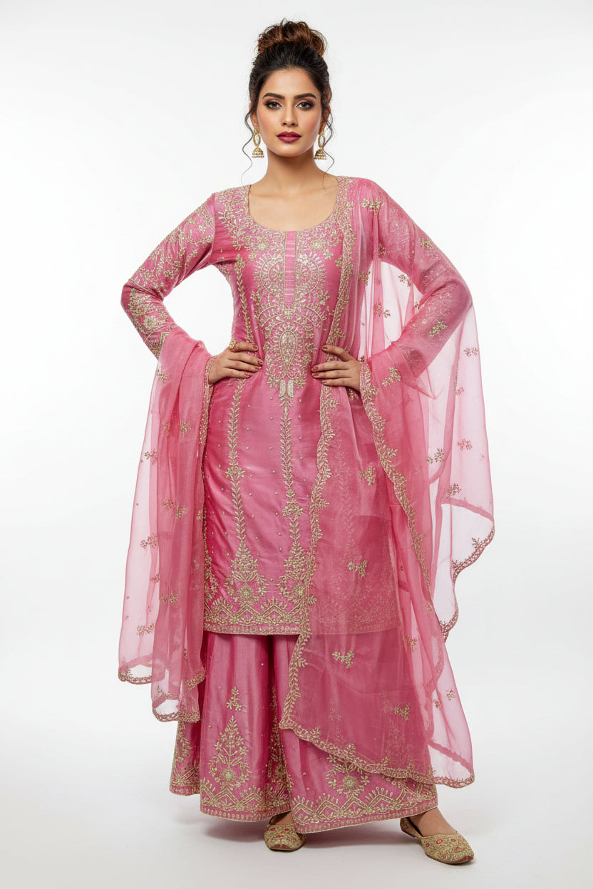 Zayrah Wedding Sharara Set – Monamaar